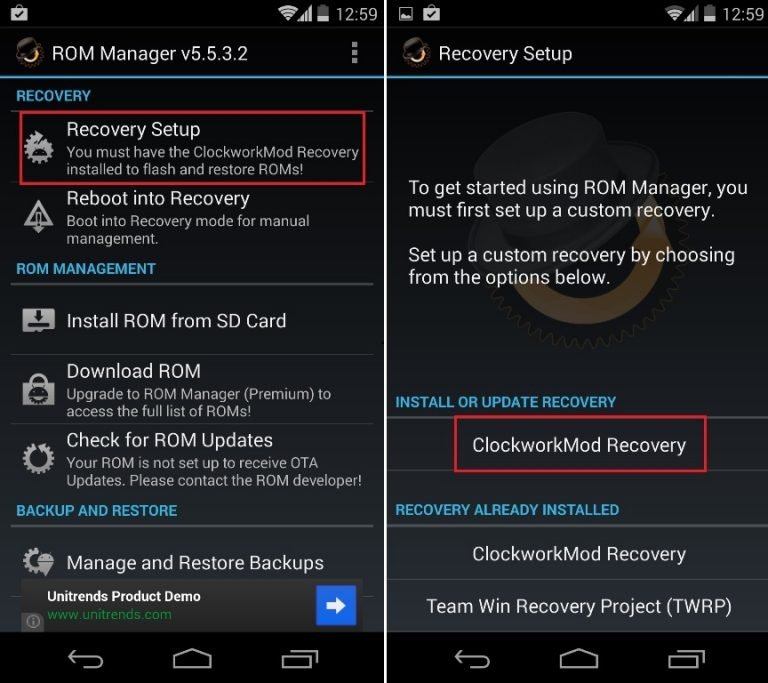 How To Use Rom Manager To Install Cwm Recovery On Any Android Technobuzz How To Android