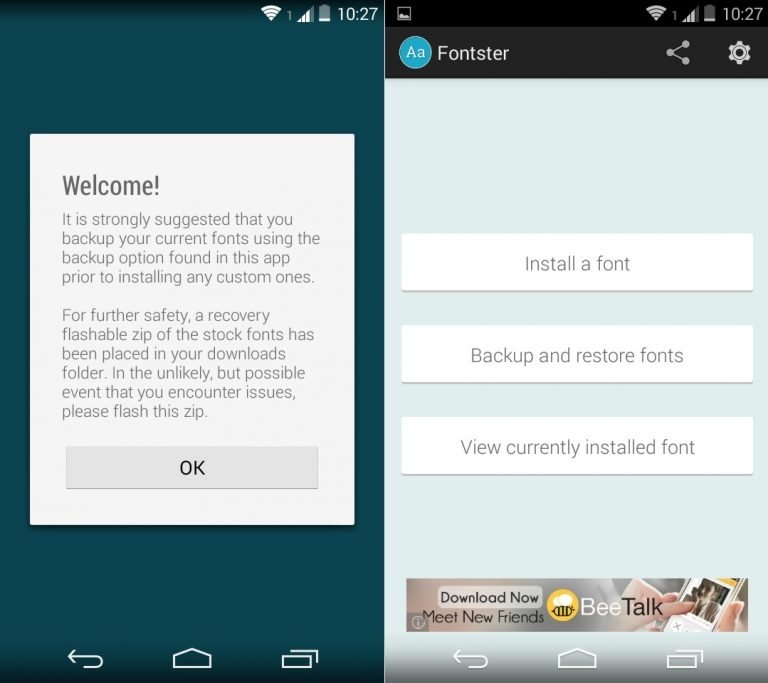 Change Android System Fonts Easily With Fontster App [Root ...